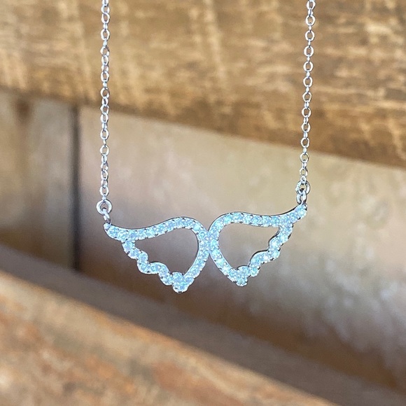 Macy's | Jewelry | Macys Neckless Angel Wings Sterling Silver | Poshmark
